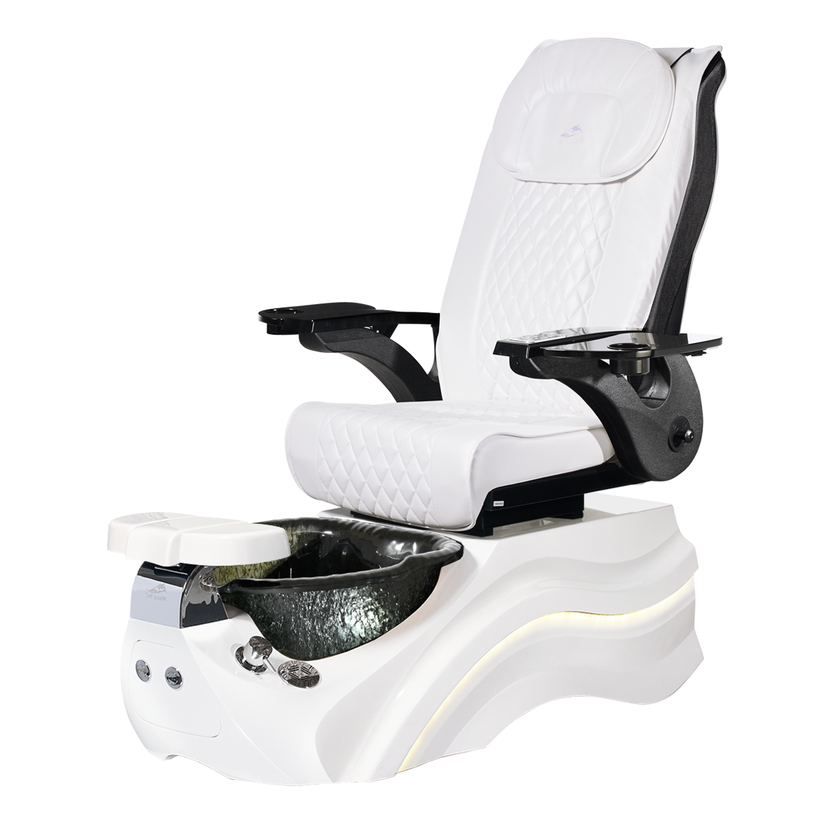 Pleroma II White Pedicure Chair | Pleroma II White Spa Pedicure Chair ...