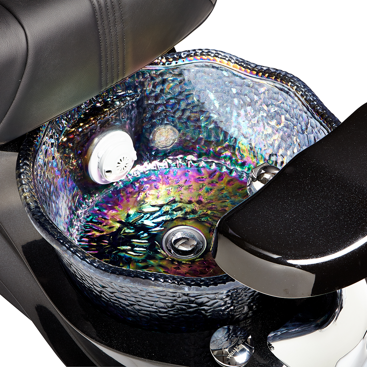 Crane Black Pedicure Chair | Crane Black Spa Chair – Nail Marketplace