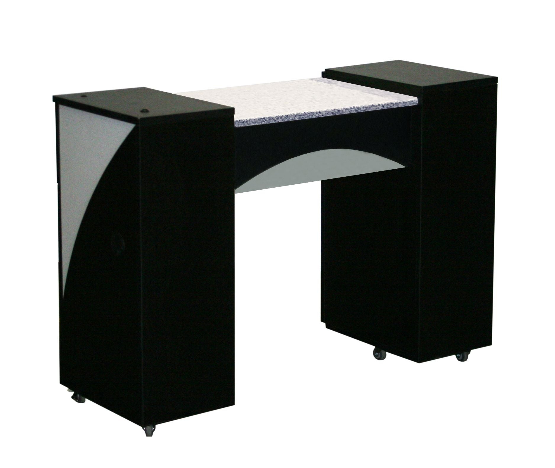 Edita Black Nail Table | Edita Black Manicure Table | Nail Market Place ...